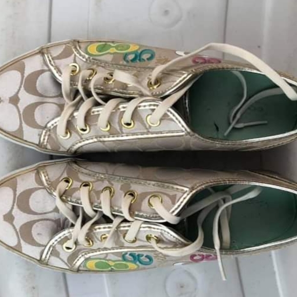Coach | Shoes | Coach Daisy Barrett Tennis Shoe Sneakers | Poshmark